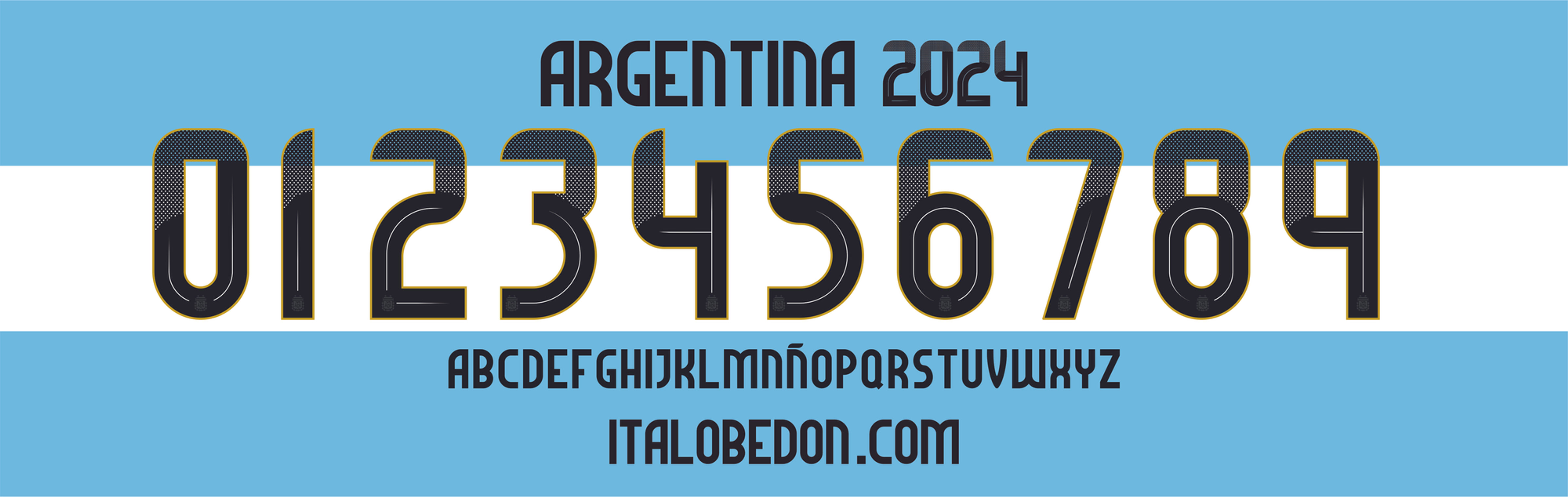 ARGENTINA 2024 TIPOGRAFIA